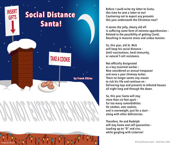 NEW! "Social Distance Santa" – Visual Poetry Corner